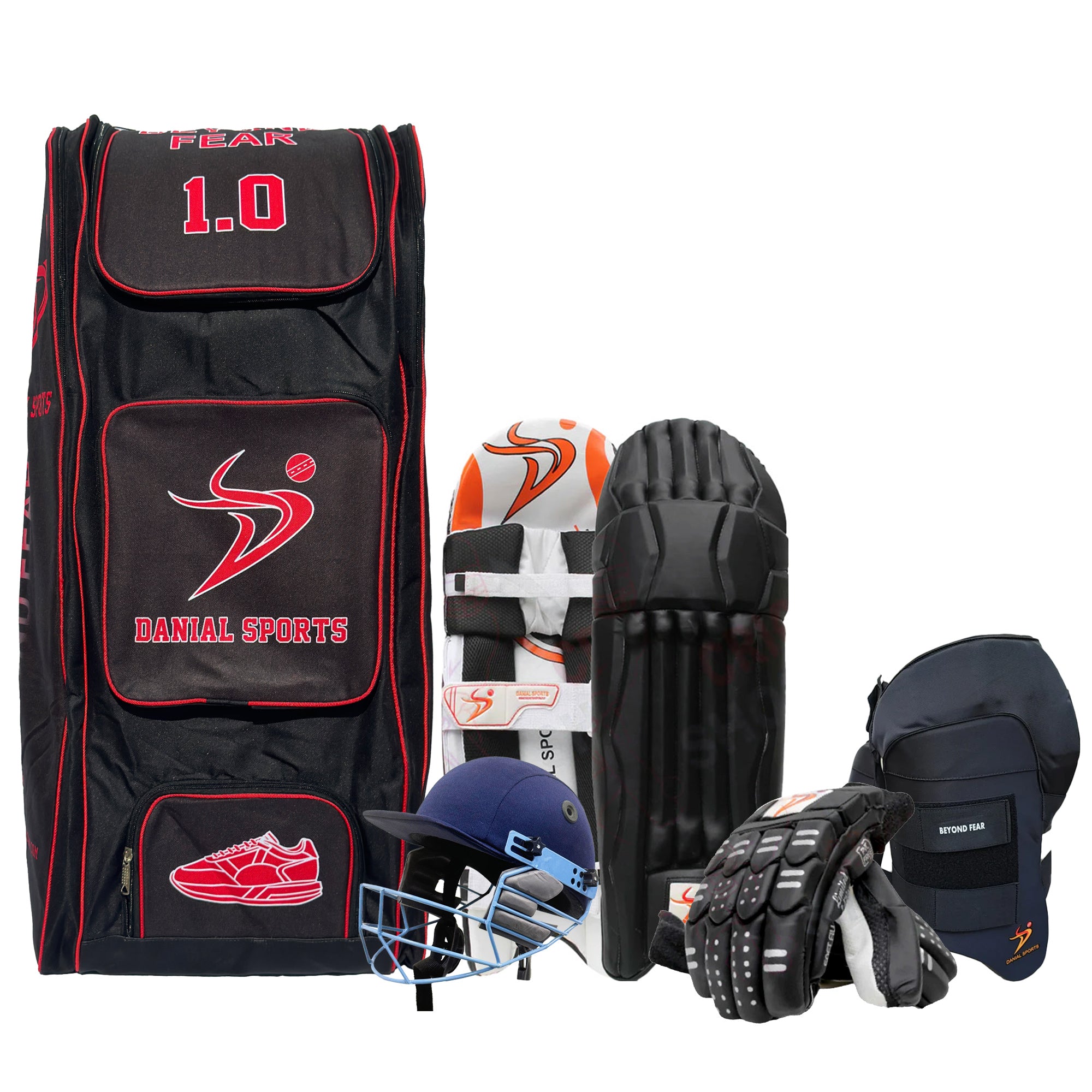DS 1.0 Cricket Batting Set Green - Cricket shop italy