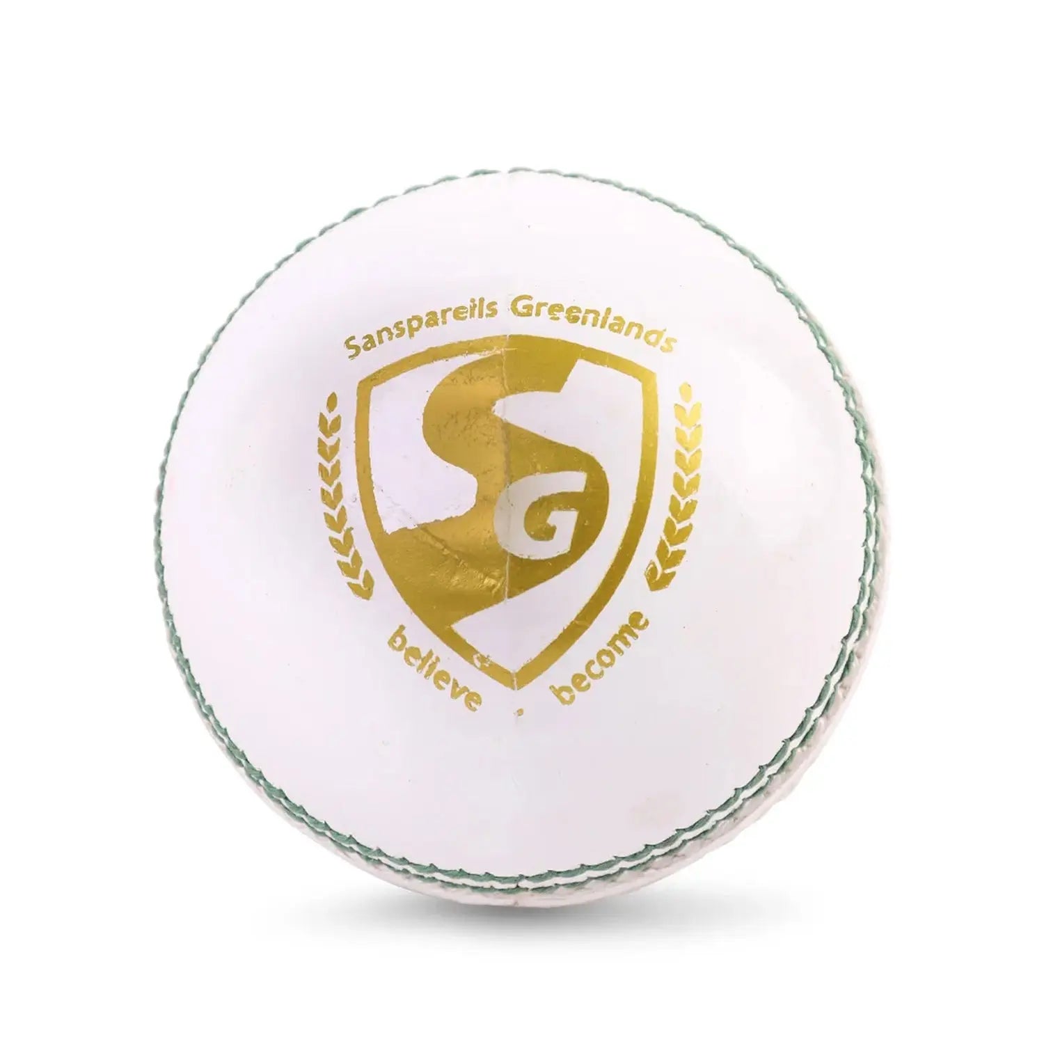SG Club™ Cricket Leather Ball White - Cricket shop italy