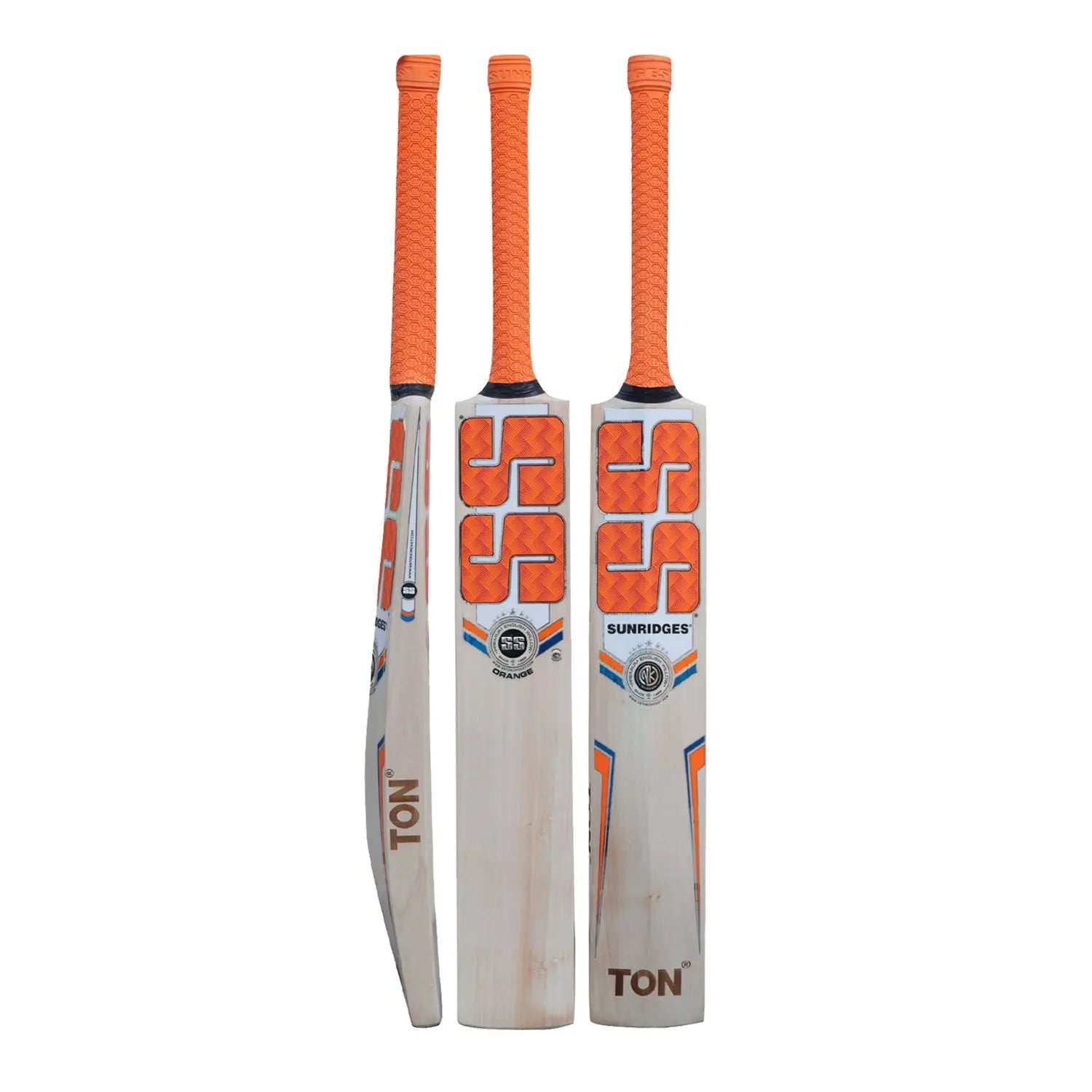 SS Orange English Willow Cricket Bat - Cricket Shop Italy