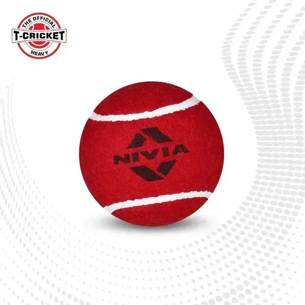 Nivia Heavy Tennis Ball Red | Cricket Shop Italy